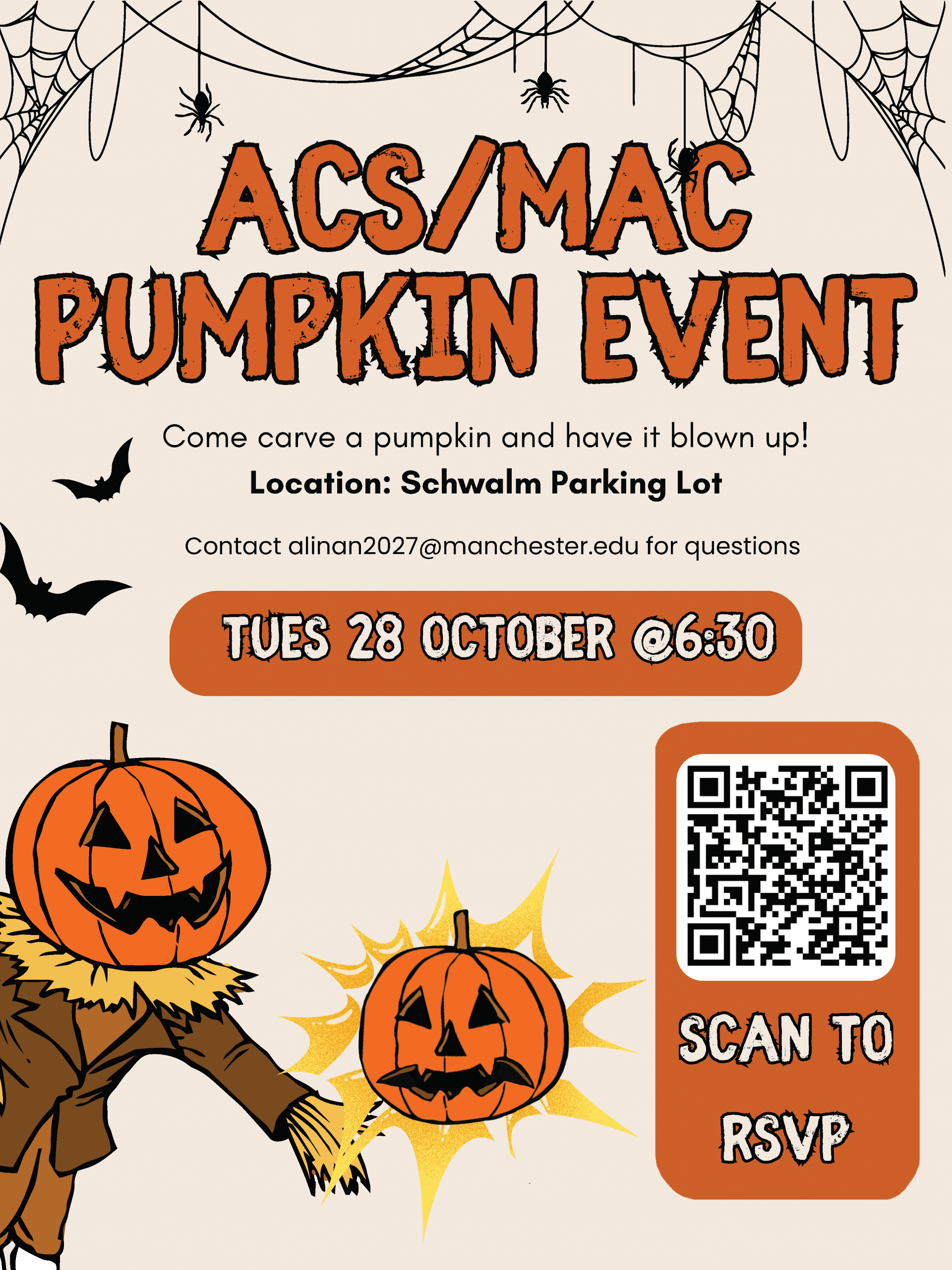 ASC/MAC Pumpkin Event - 2025 - Manchester University